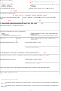 How to fill in the Application for National Visa Form Spain | Go! Go ...
