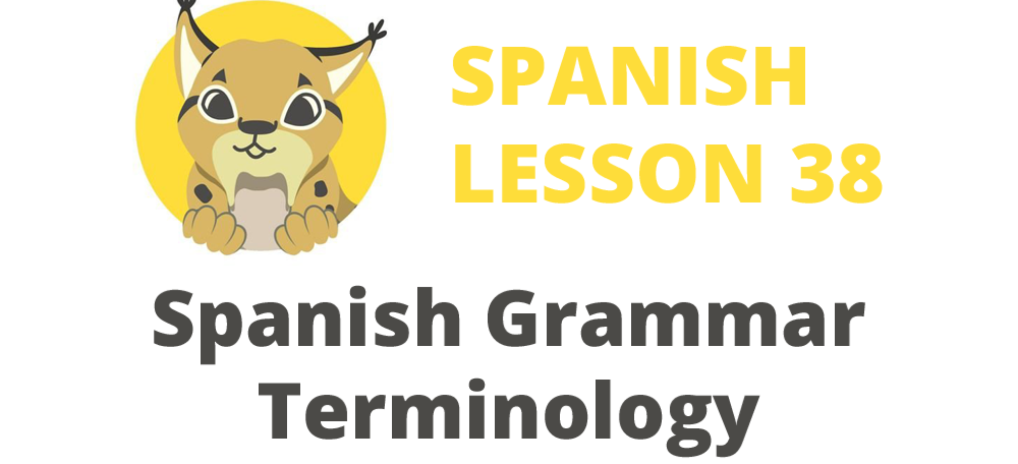 Spanish Grammar Terminology: Spanish Lesson 38 - Go! Go! España